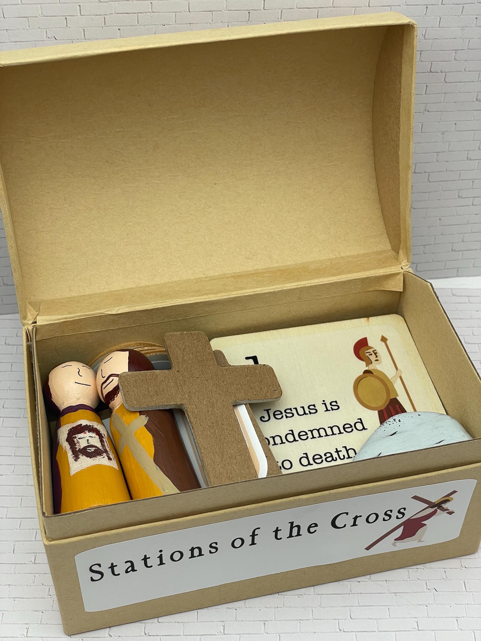 Kids Stations of the Cross Kit - Catholic Gifts - Catholic Kids - Etsy