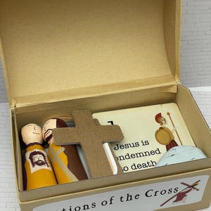 Kids Stations of the Cross Kit - Catholic Gifts - Catholic Kids - Etsy