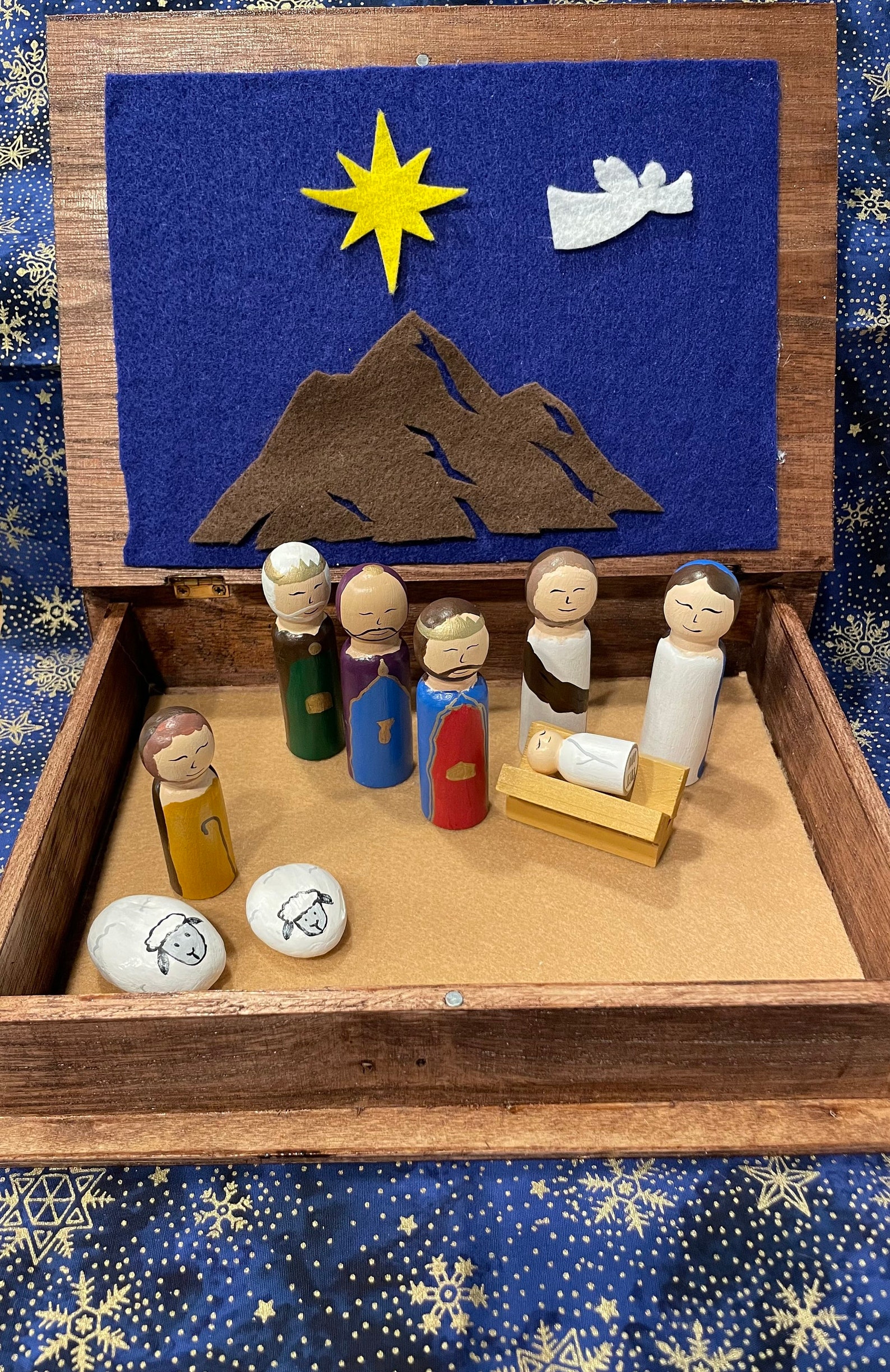 Childrens Nativity Set Wooden Nativity Set for Kids | Etsy