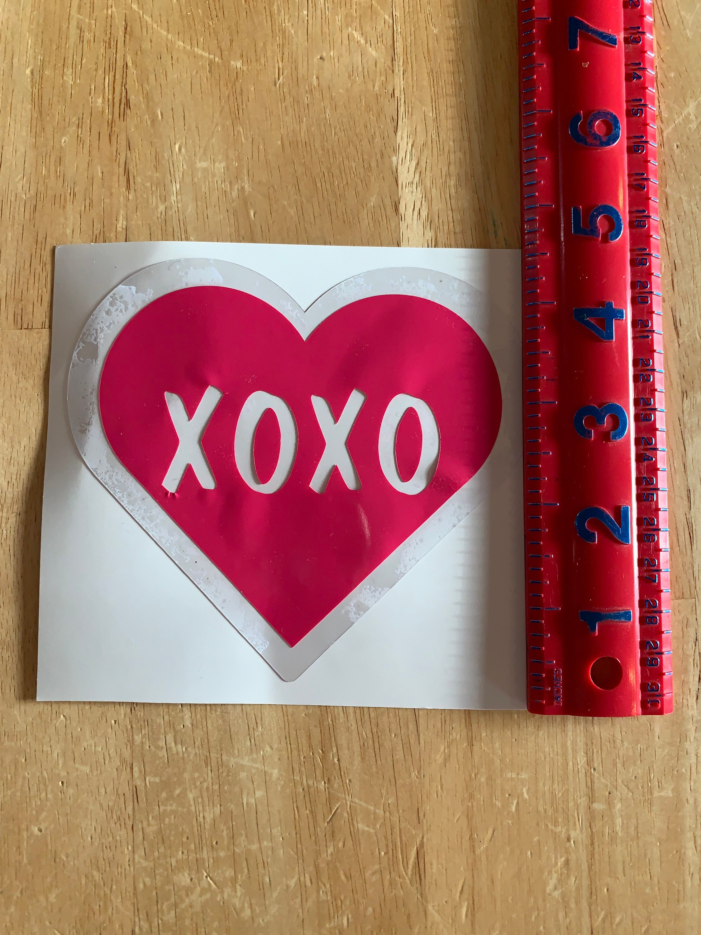 Set of 3 Heart Message Window Clings St. Valentines Day | Etsy