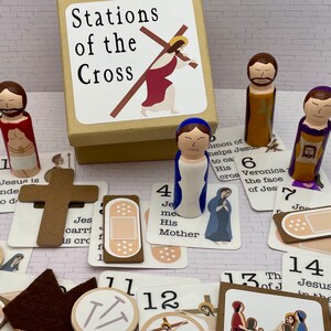 Kids Stations of the Cross Kit Catholic Gifts Catholic Kids - Etsy