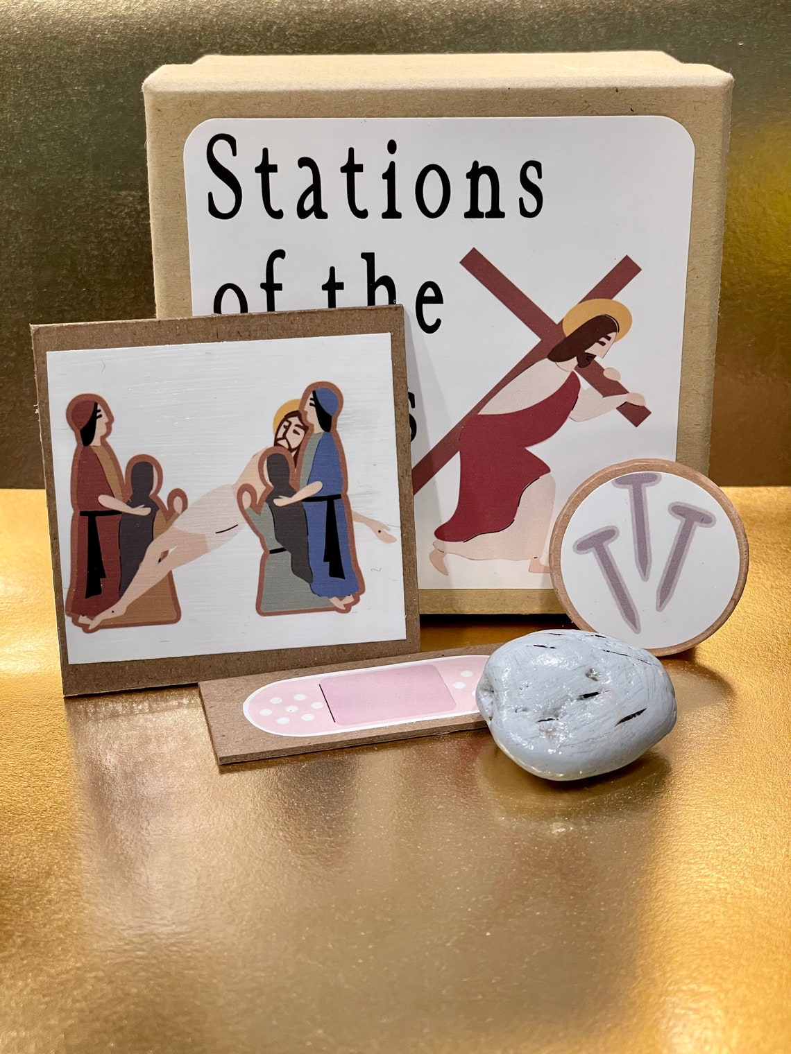 Kids Stations of the Cross Kit Catholic Gifts Catholic | Etsy