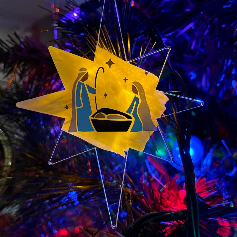 Nativity Ornament - Etsy