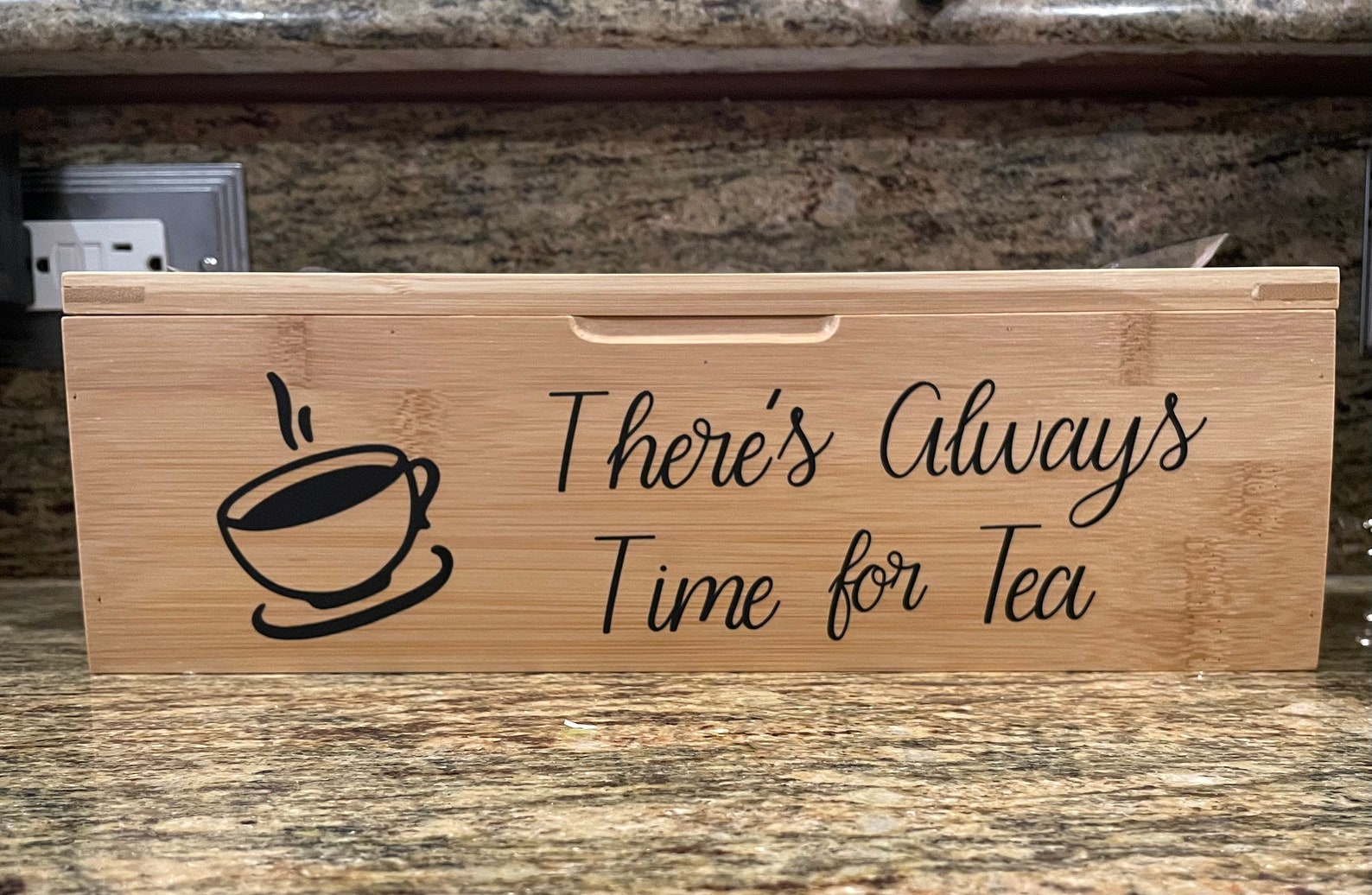 Theres Always Time for Tea Vinyl Decal Tea Label Tea Cup - Etsy
