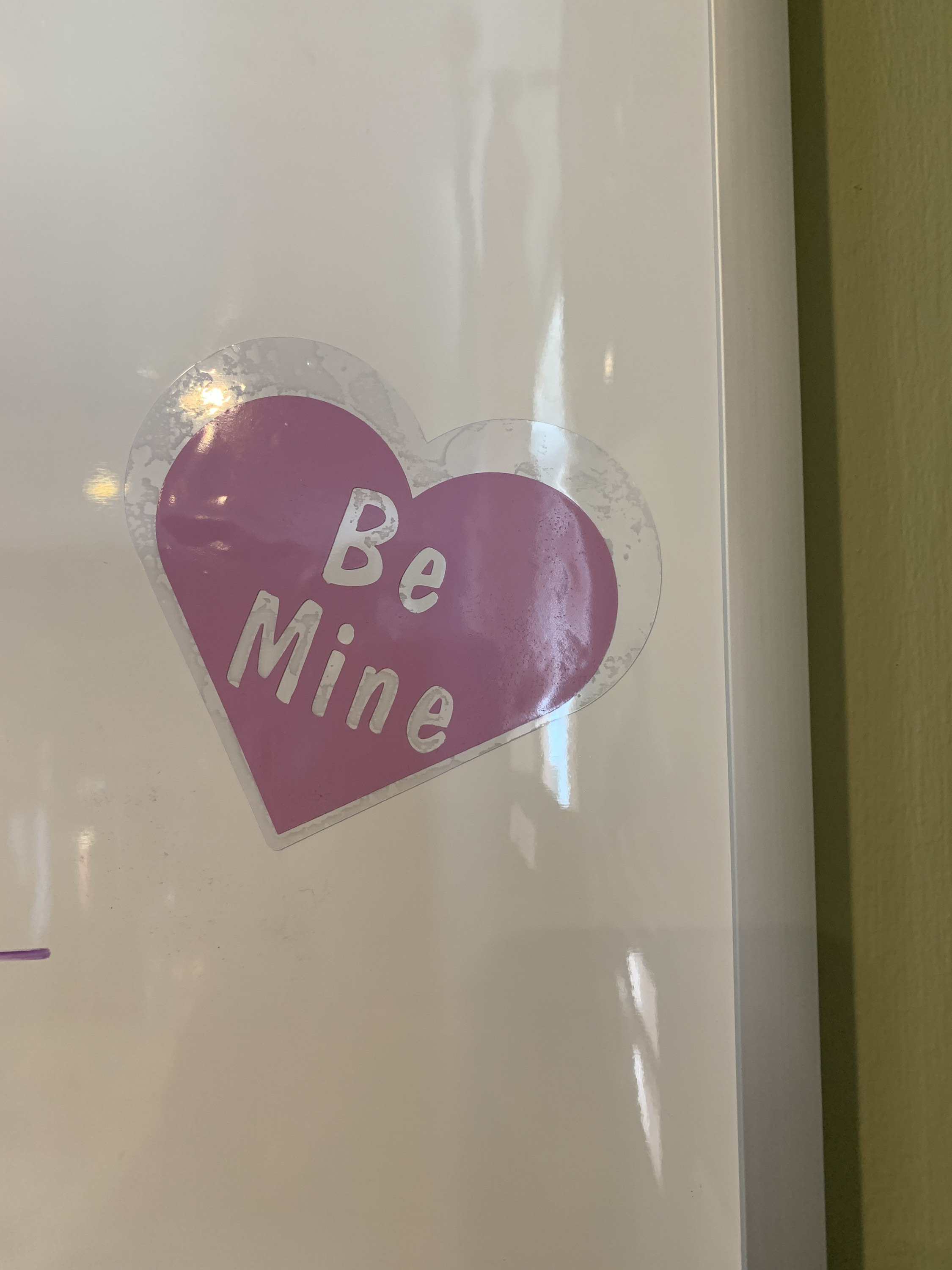 Set of 3 Heart Message Window Clings St. Valentines Day | Etsy