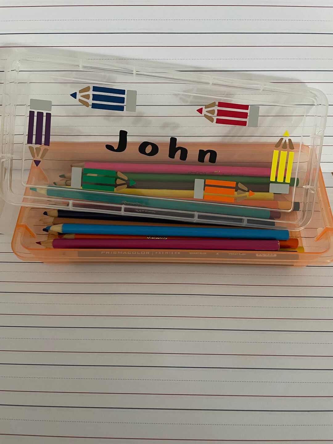 Personalized Pencil Case - Personalized Pencil Box - Back to School - Etsy