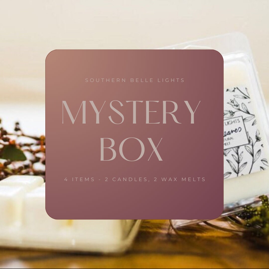 Mystery Candle Box, Surprise Box, Soy Wax Candles, Cotton Wick Candles ...