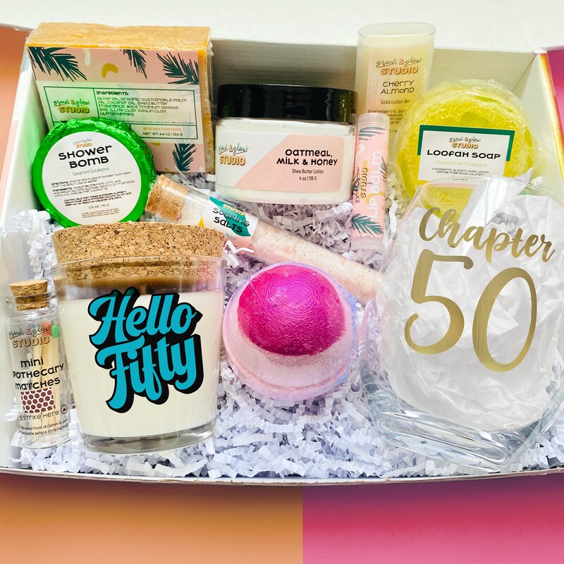 50th Birthday Gift Box for Women - 60+ Gift Ideas for 2025