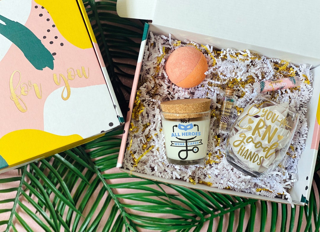 Nurse Appreciation Care Package, Self Care Box for Nurse Grad, Thank ...