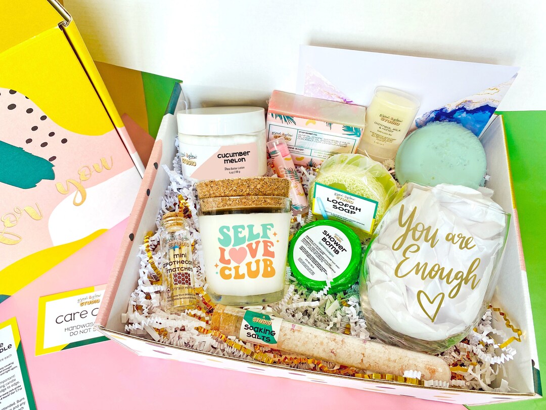 Self Love Care Package, Encouragement Gift Box, You Are Enough Gift ...