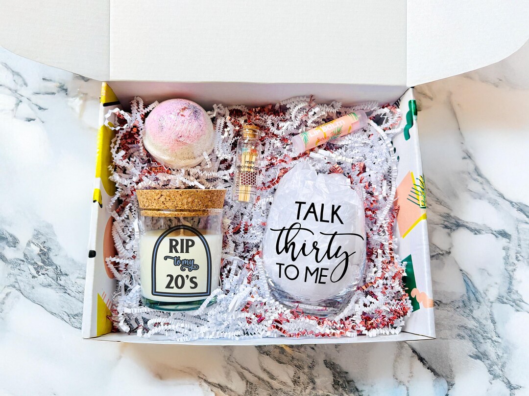 RIP to My 20's Spa Gift Box, Gift for 30th Birthday, Candle Spa Set ...