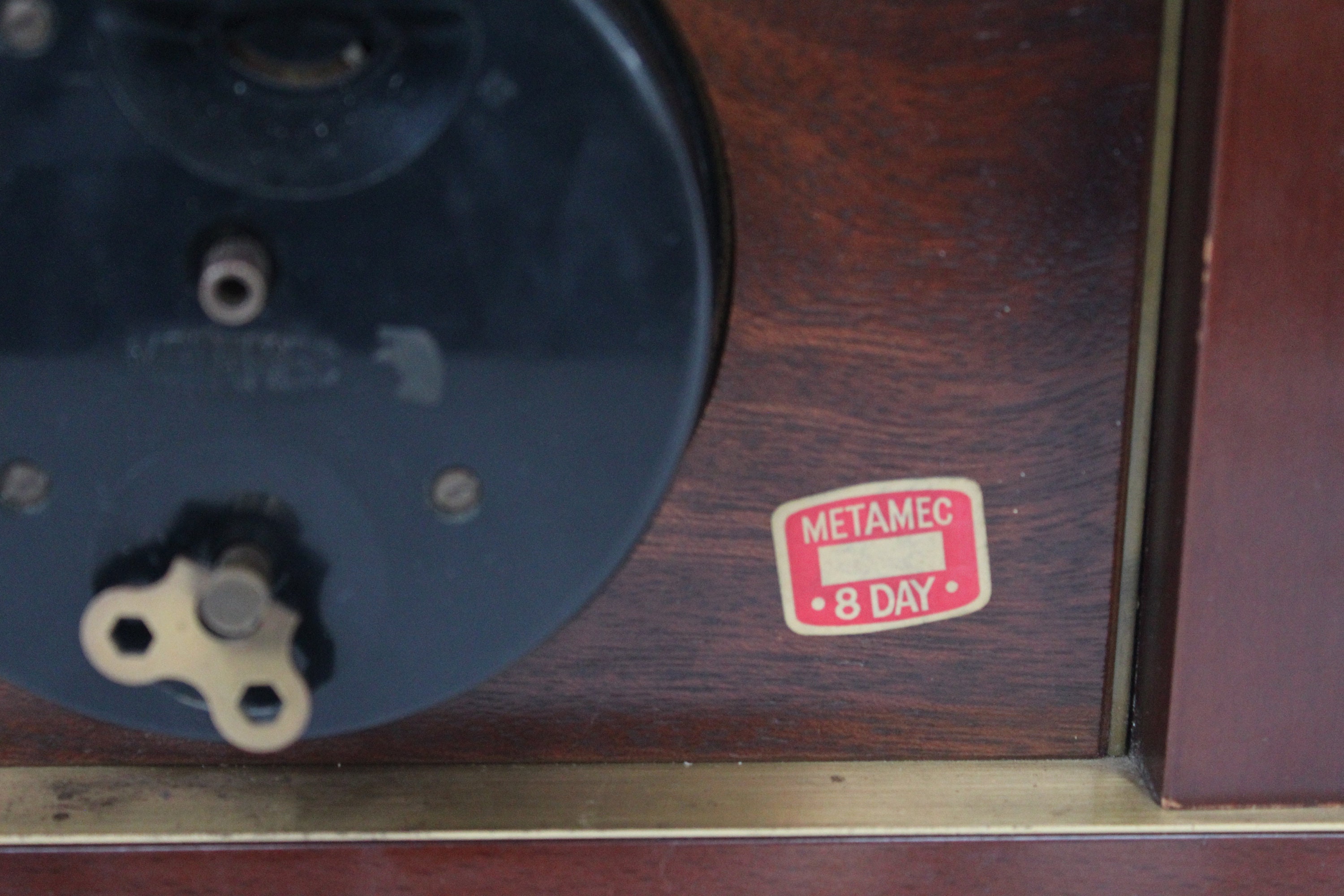 Metamec 8 Day Mechanical Wind up Mantle Clock From 1960s - Etsy