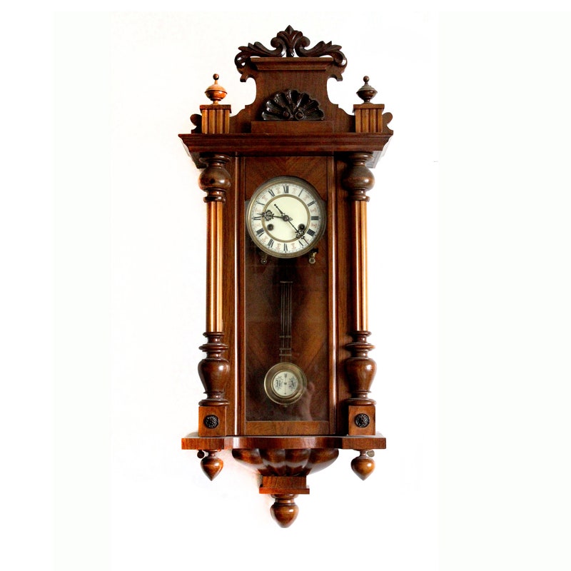 Antique Pendulum Wall Clock - Etsy