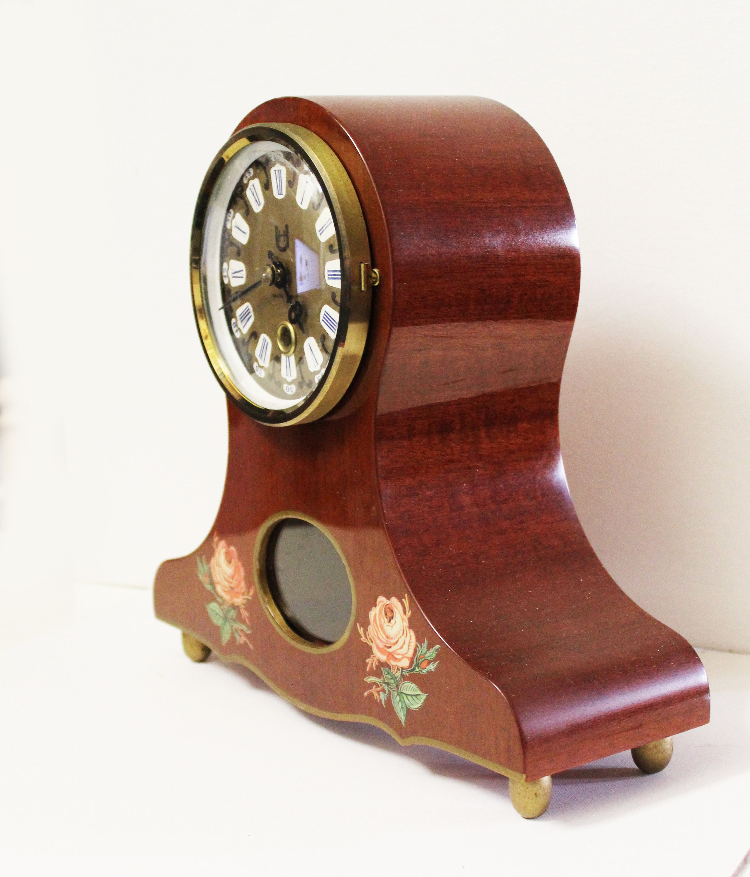 Vintage Mechanical Table Clock Made in the GDR east Germany - Etsy