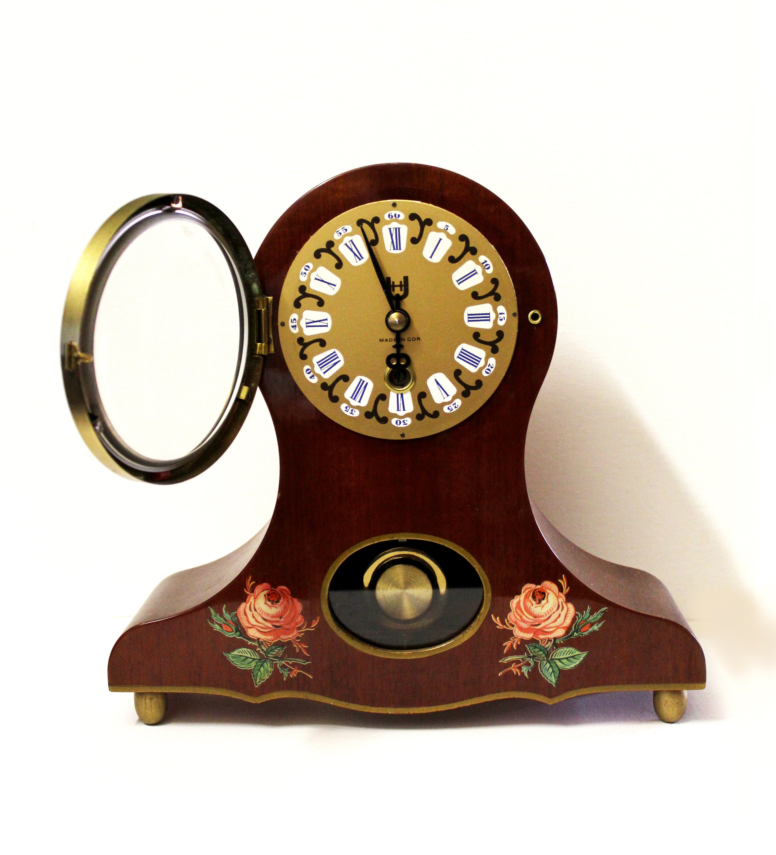 Vintage Mechanical Table Clock Made in the GDR east Germany - Etsy