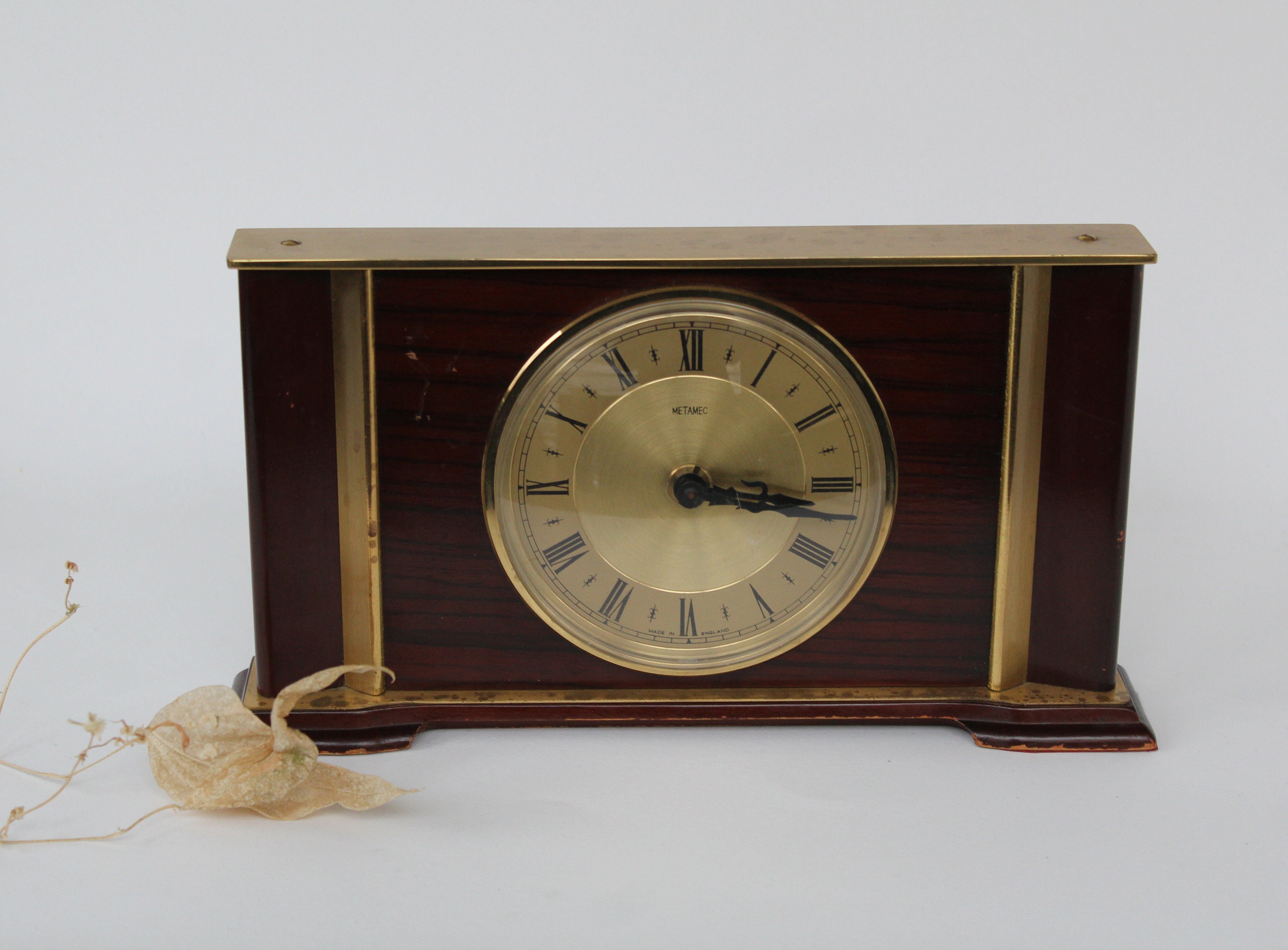 Metamec 8 Day Mechanical Wind up Mantle Clock From 1960s - Etsy