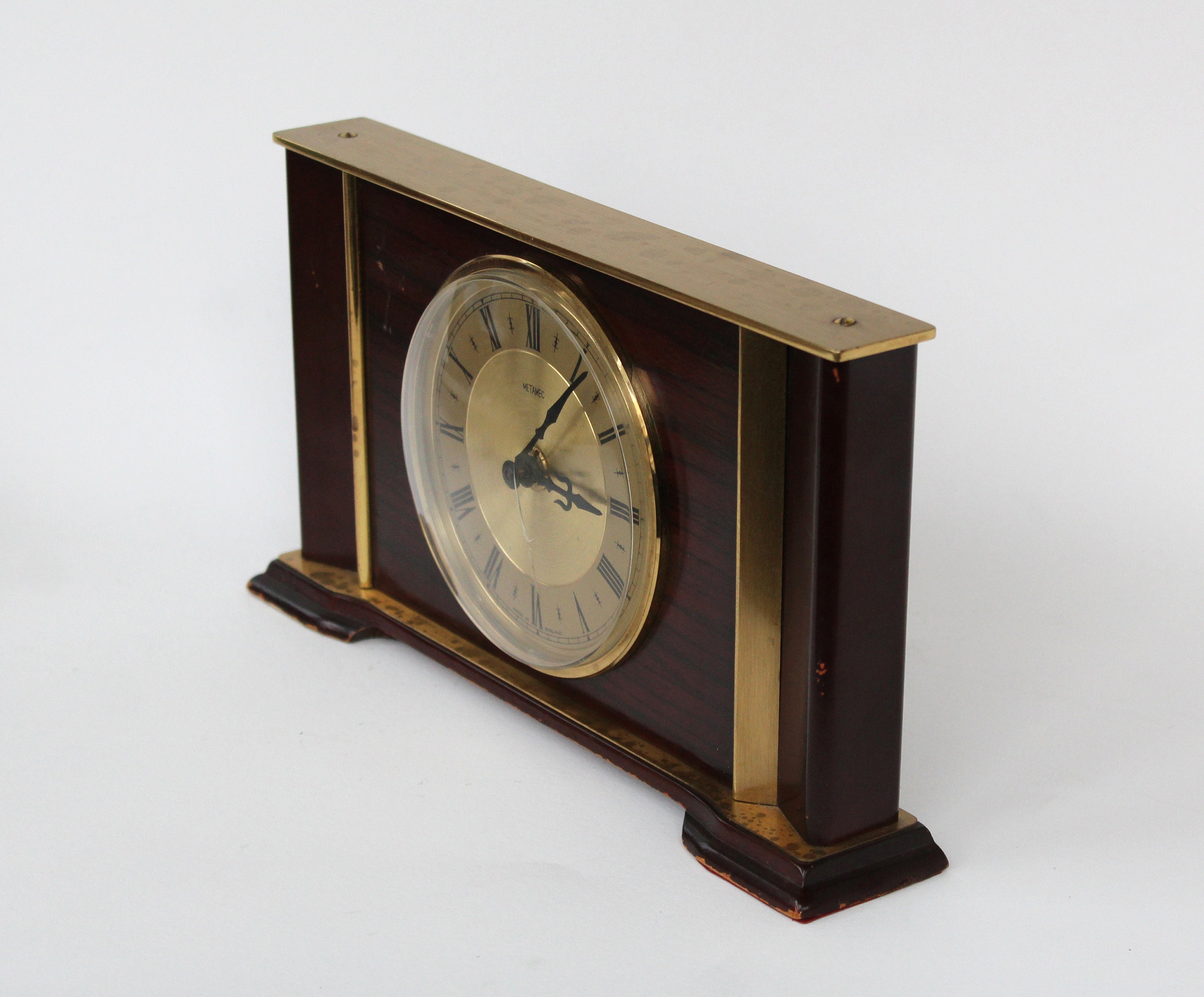 Metamec 8 Day Mechanical Wind up Mantle Clock From 1960s - Etsy