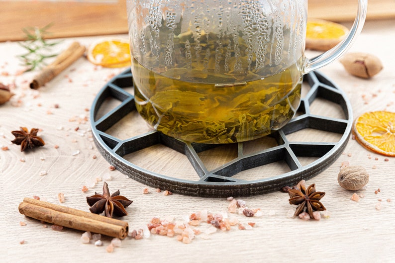 Hand-cast Solid Metal Trivet Anniversary Gifts Industrial Pan Stand for ...