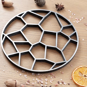 Hand-cast Solid Metal Trivet Anniversary Gifts Industrial Pan Stand for ...