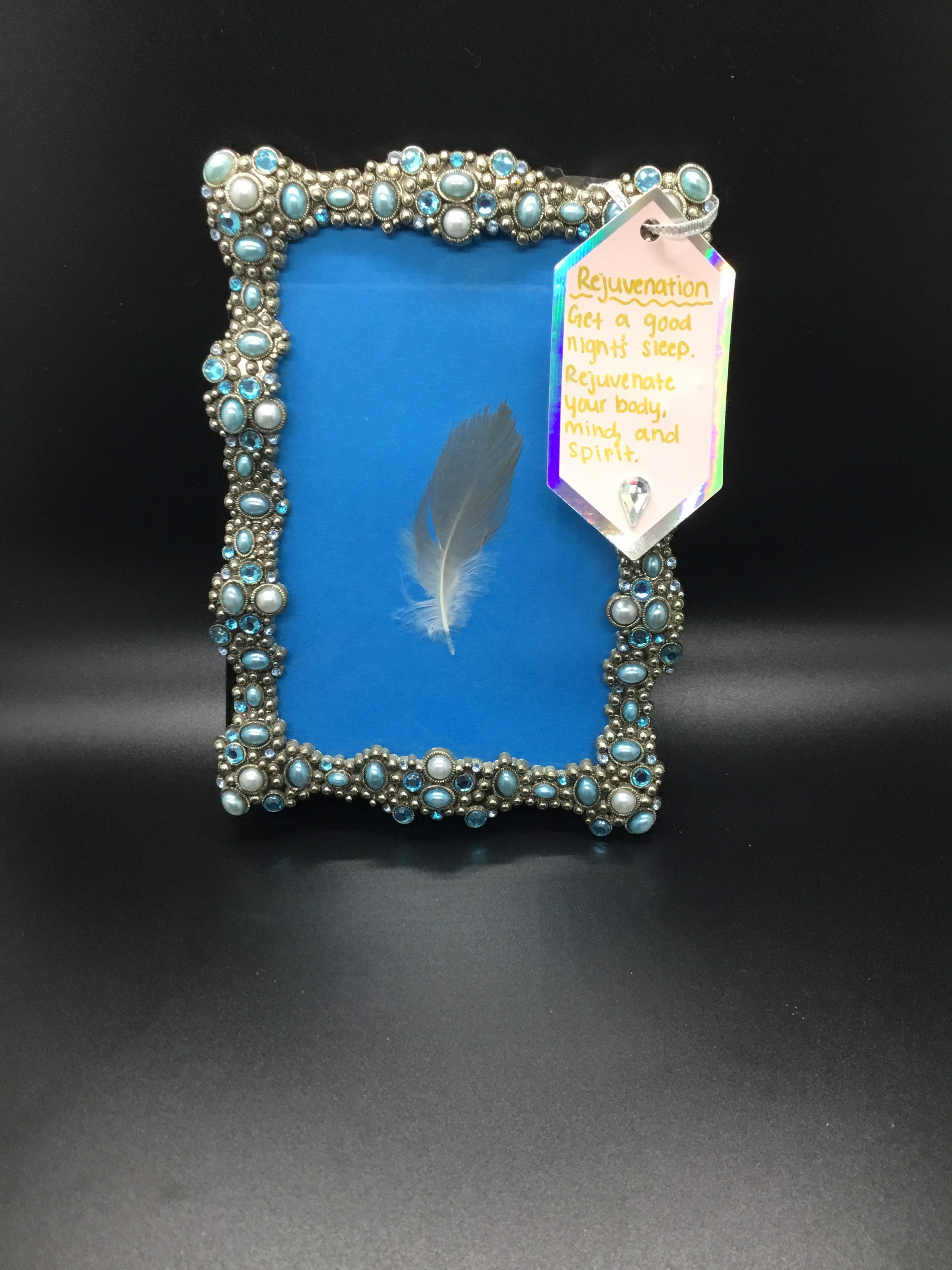 Framed Feather Real Feather Art Real Feathers Coastal Decor Beach House ...
