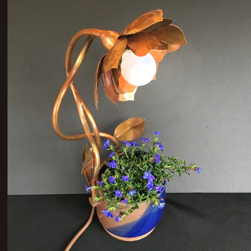 Planter Lamp - Etsy