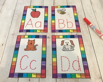 Finger Tracing Cards | Etsy