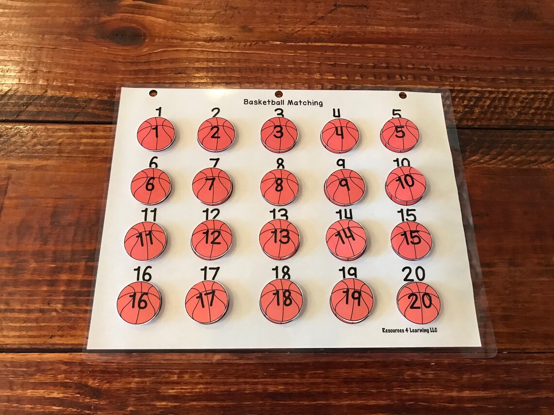 Basketball Numbers 1-20 - Etsy