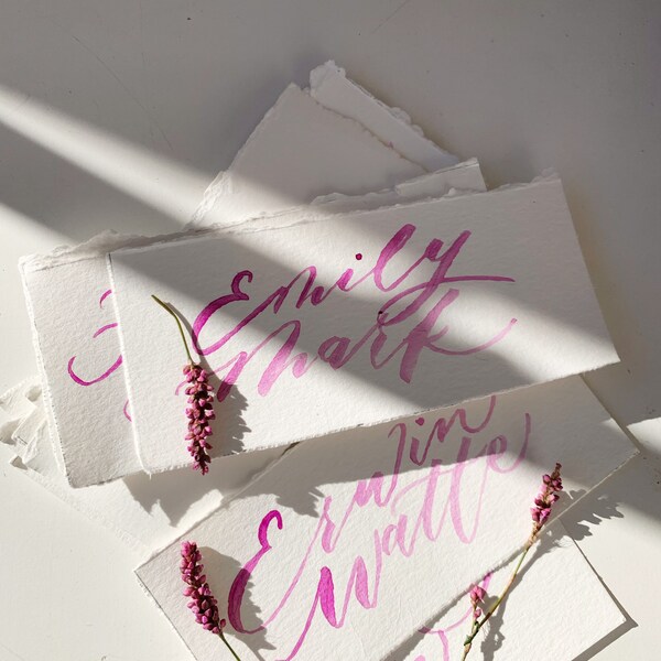 Calligraphy Cards - Etsy