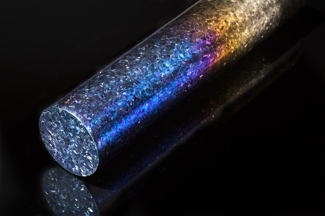 Crystallized Titanium Round Bar Custom Sizes Exotic Metals - Etsy