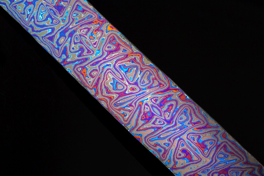 Zrti Flat Billet 17.7" X 2" X 0.2" - Meander Pattern - Zircuti Material ...