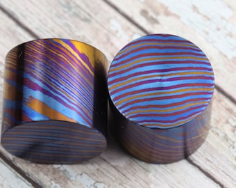 Titanium Damascus 2 Alloy Round Rod Bar 1 25mm | Etsy