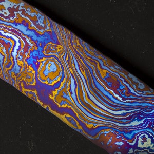 Titanium Damascus Billet - Custom Size - Pattern on Both Sides ...