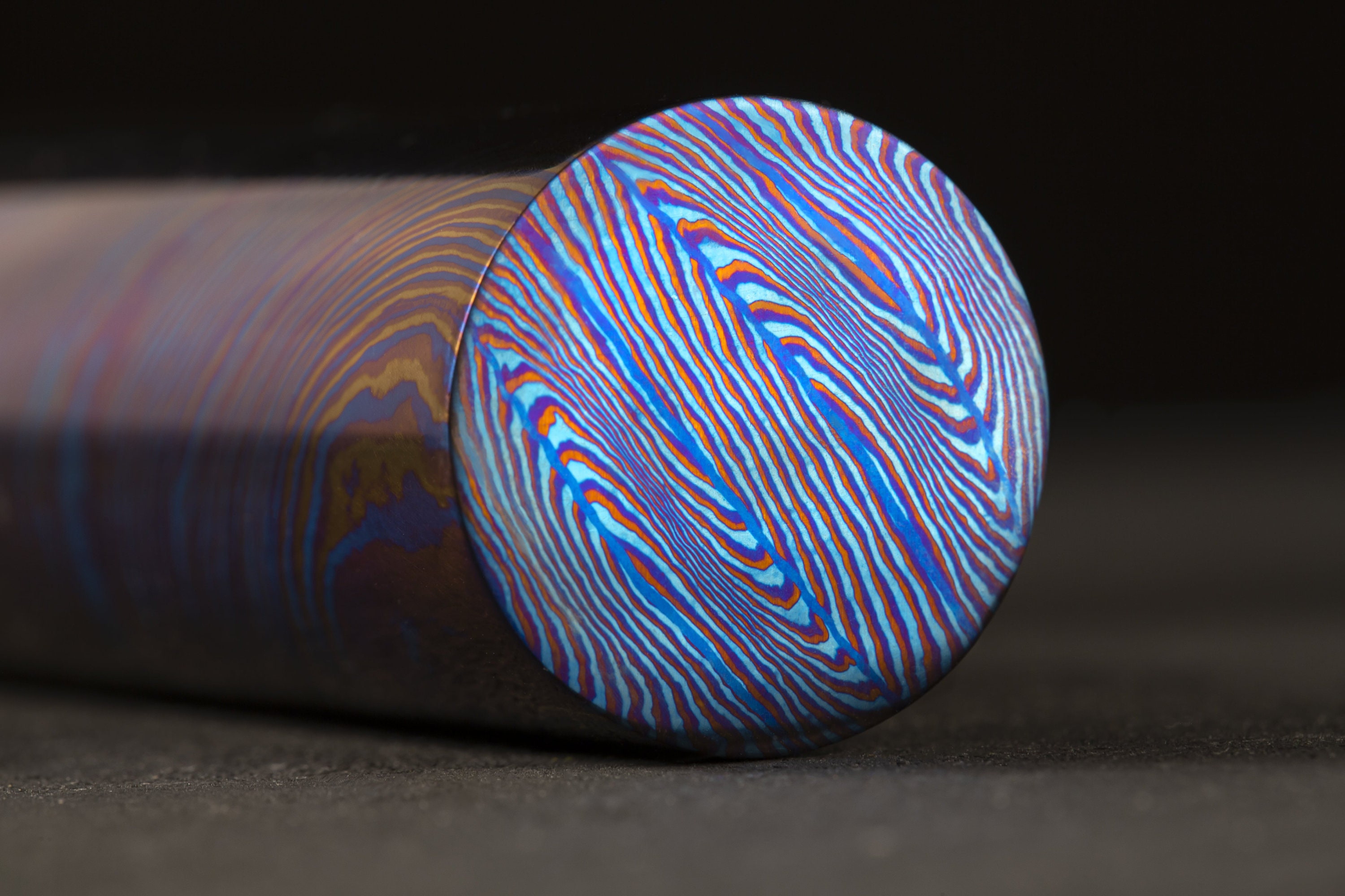 Titanium Damascus Rod mosaic Pattern 1.25 32mm - Etsy