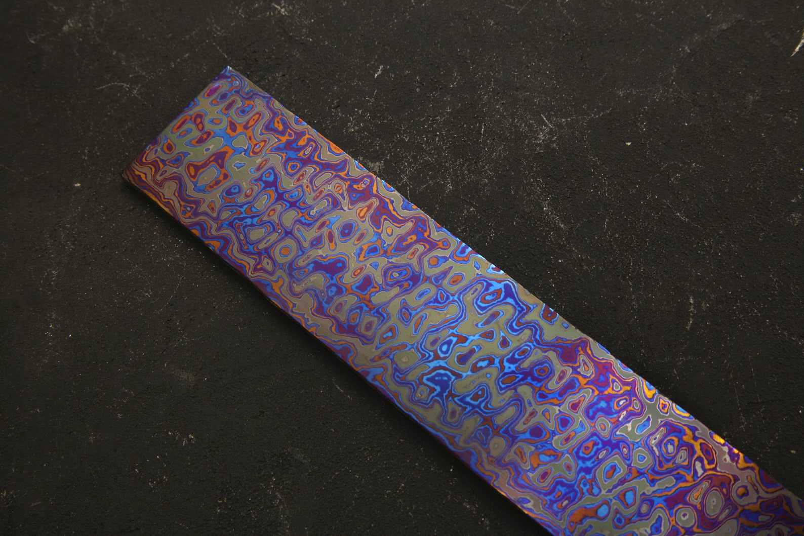Zrti Damascus Billet 15 X 2 X 0.2 Zircuti - Etsy