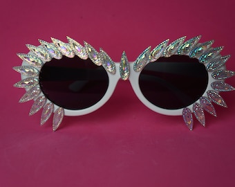 Spiked Sunglasses - Etsy