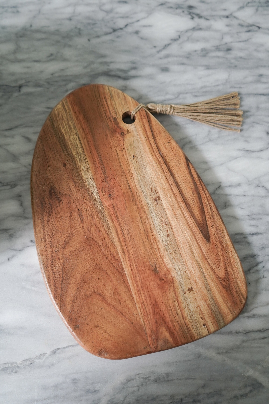 Acacia Wood Cutting Board, Acacia Wood Cheese Board, Large Wood Serving ...