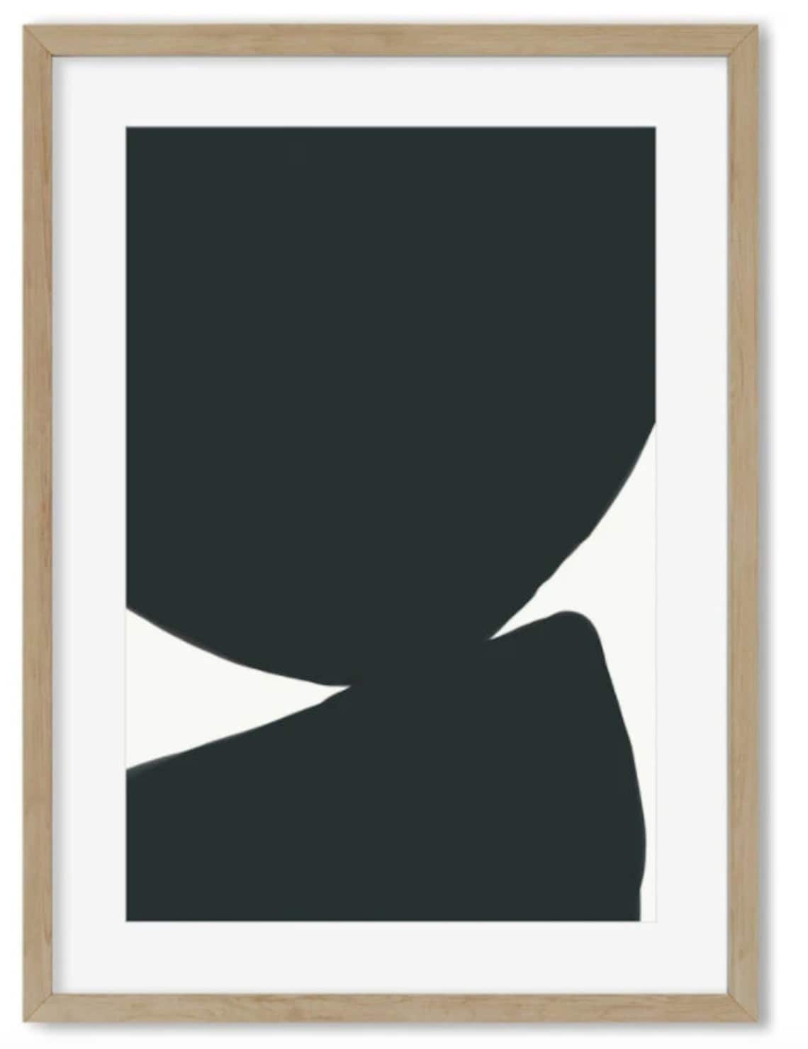 Geometric Abstract Art Print Modern Line Drawing Wall Decor - Etsy