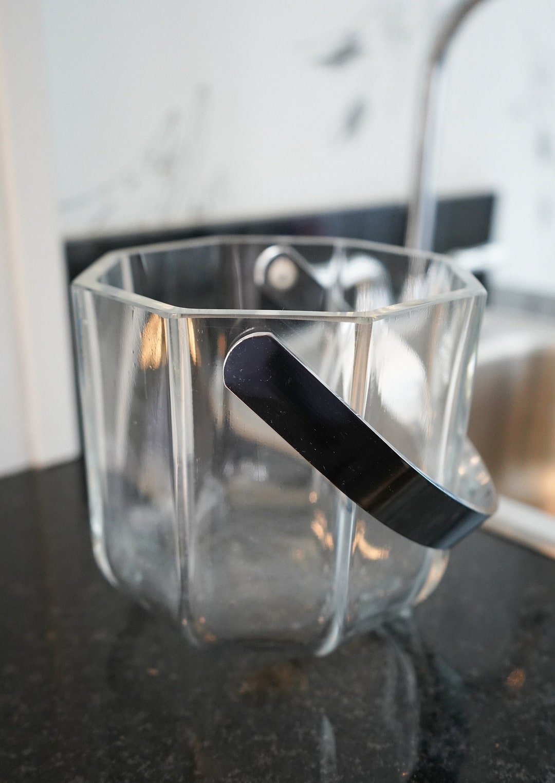 Small Vintage Glass Ice Bucket at Bailey Walters blog