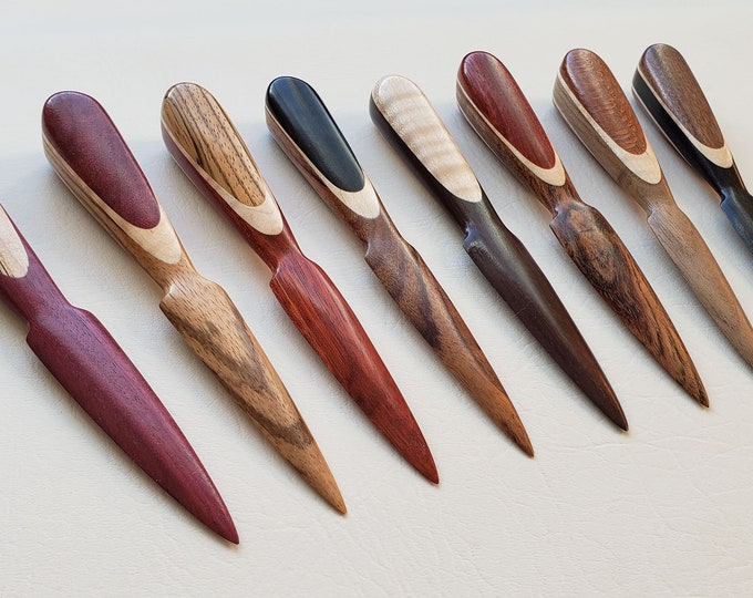 Hardwood Letter Opener Ambidextrous Handmade From Exotic Wood With ...