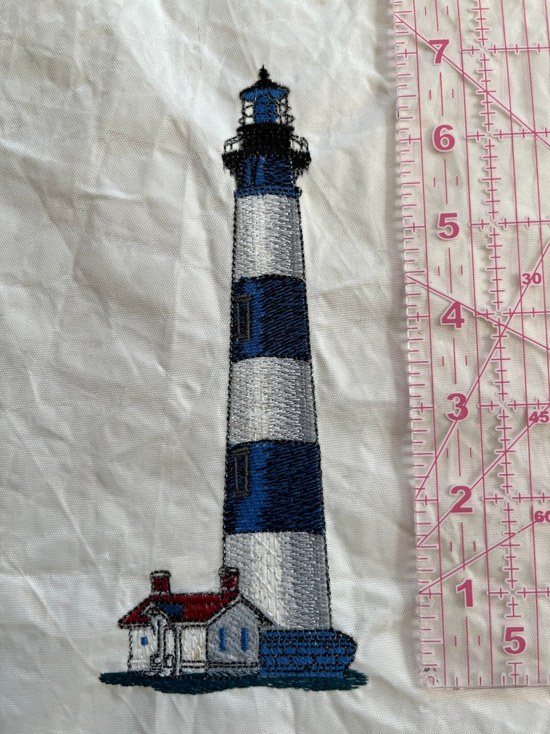Bodie Island Lighthouse Machine Embroidery Design. Instant Download - Etsy