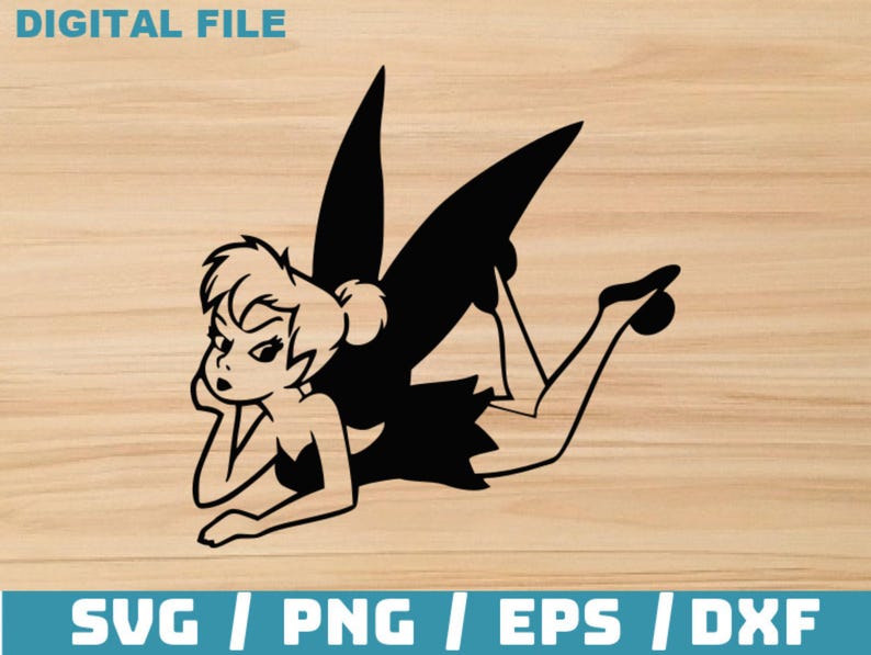 Tinkerbell Silhouette Svg - Digital Download, Instant Download, Svg ...