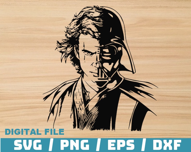 Anakin Skywalker Svg Darth Vader Svg Anakin Svg Star Wars Svg Cut File ...