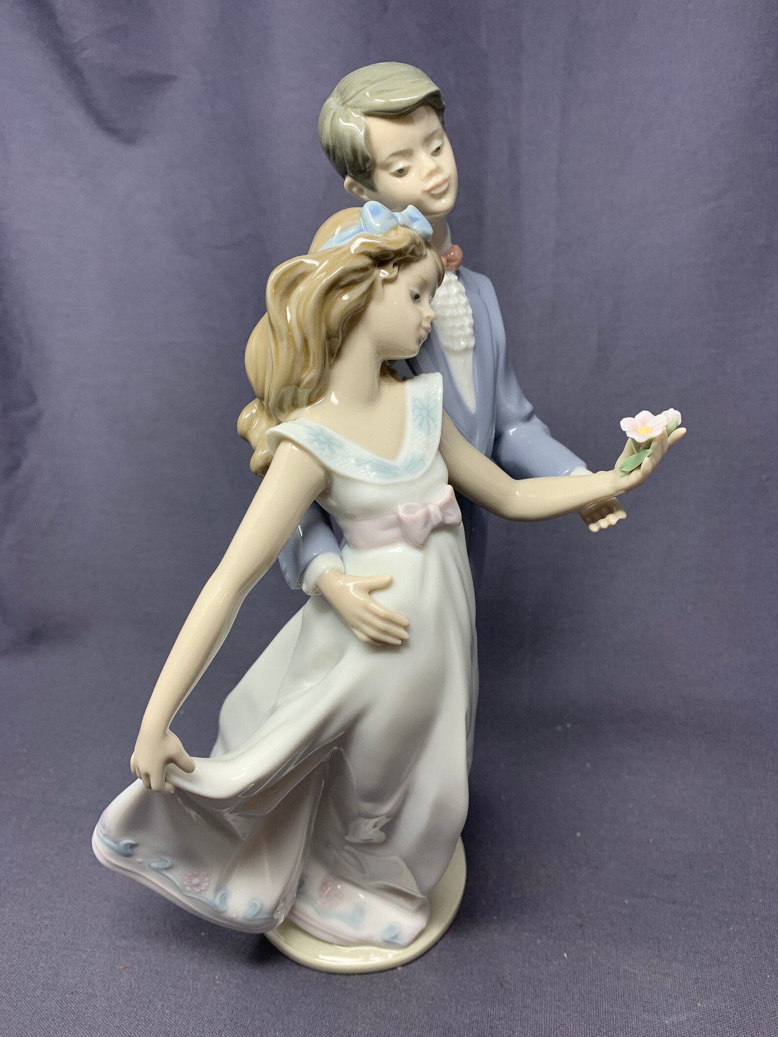 Lladro Figure, Young Couple Dancing 'now & Forever', No. 7642 - Etsy