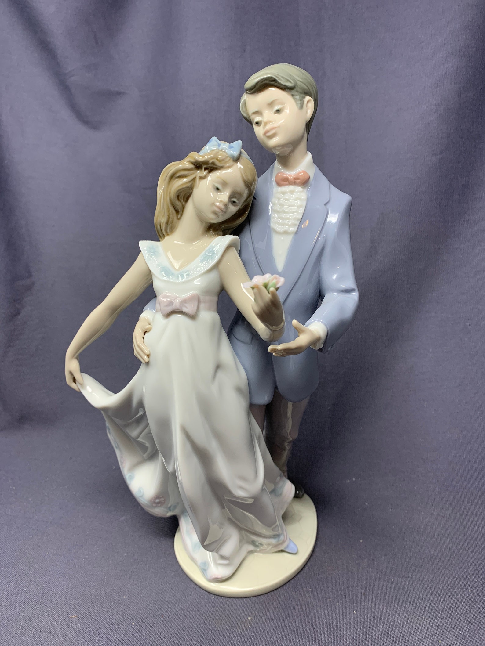 Lladro Figure, Young Couple Dancing 'now & Forever', No. 7642 - Etsy