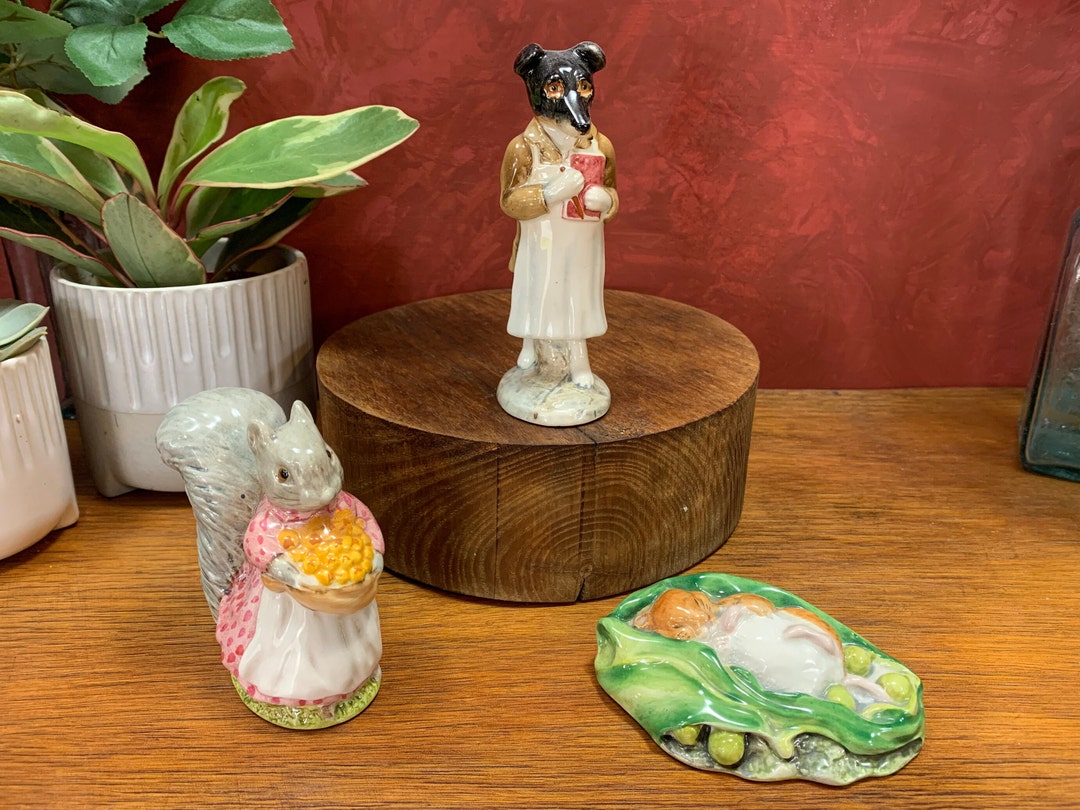 Beswick Beatrix Potter Characters, Timmy Willie Sleeping, Pickles ...