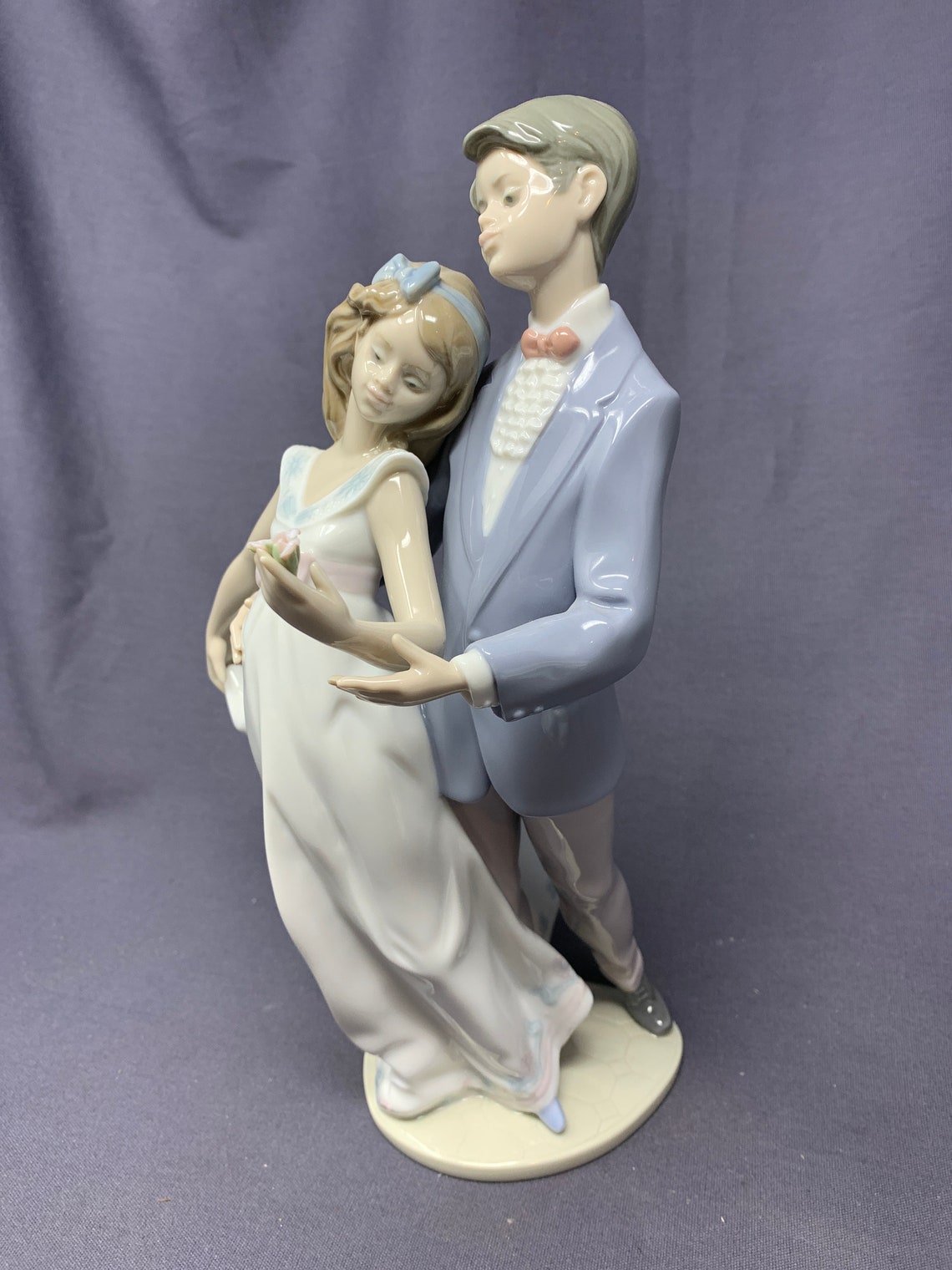 Lladro Figure, Young Couple Dancing 'now & Forever', No. 7642 - Etsy