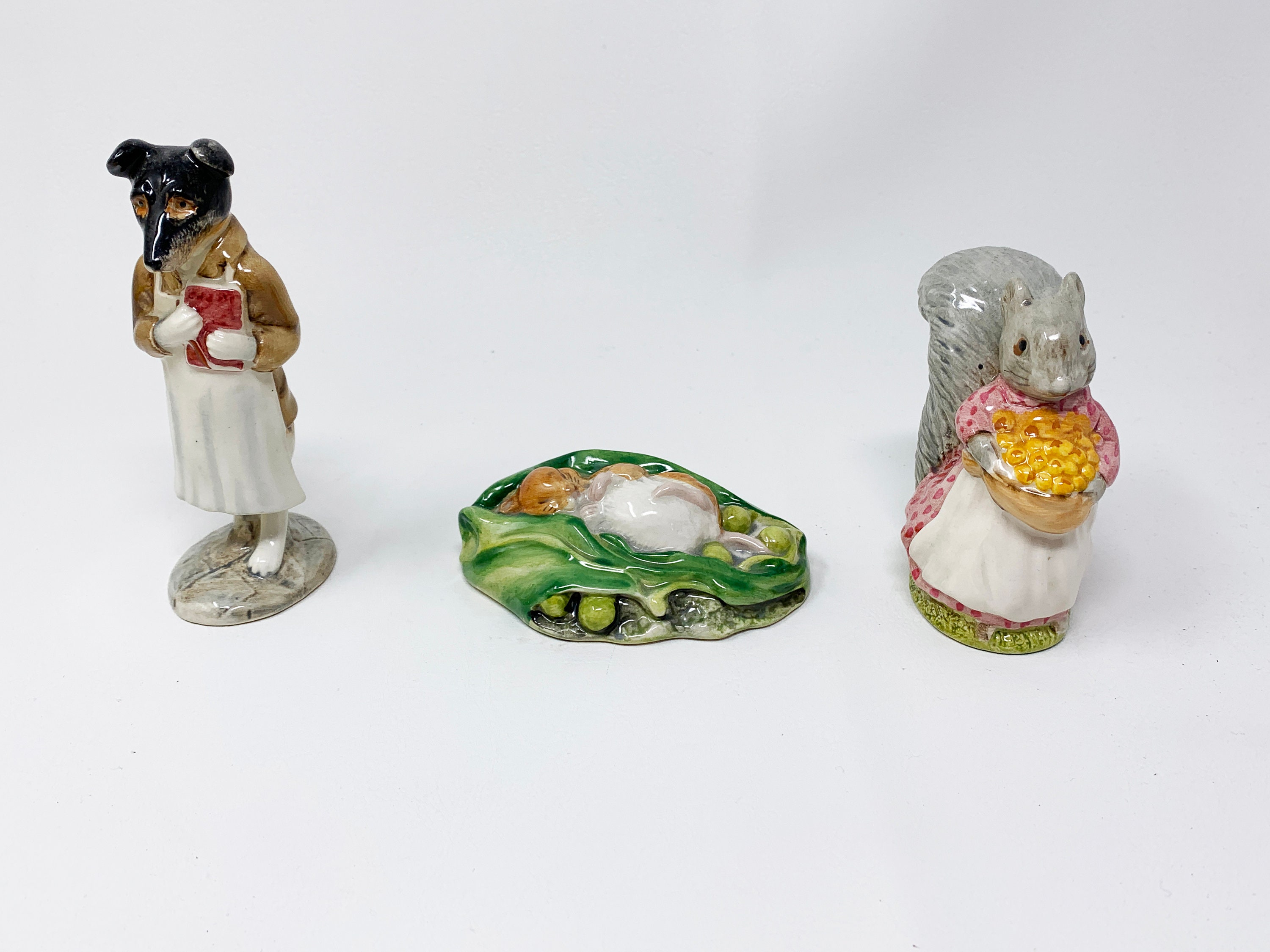 Beswick Beatrix Potter Characters, Timmy Willie Sleeping, Pickles ...