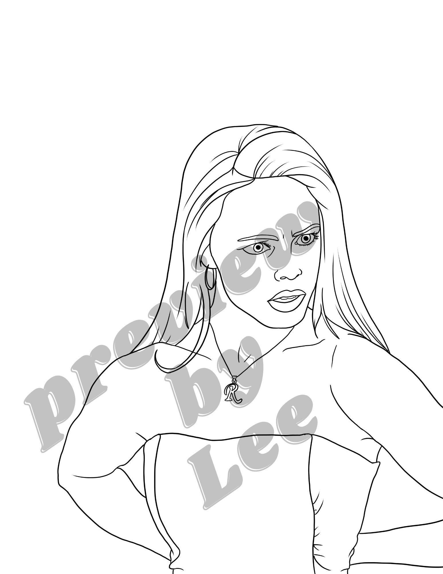 The Plastics, Mean Girls Coloring Page Bundle | Teens, Adults Coloring ...