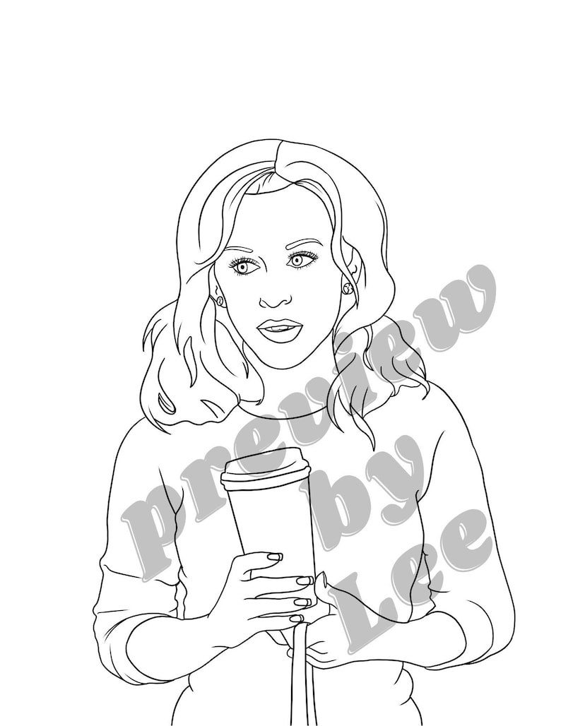 The Plastics, Mean Girls Coloring Page Bundle | Teens, Adults Coloring ...