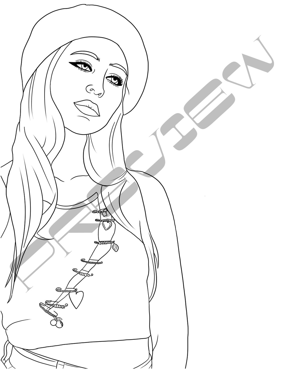 HBO Euphoria Maddy Perez 5 Page Coloring Bundle | Adult, Teens Coloring ...